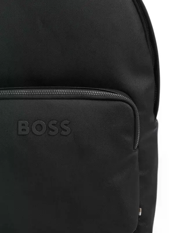 BOSS Logo-patch Zip-around Backpack