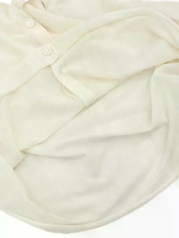 Hermès Sheer Long-sleeve Cardigan