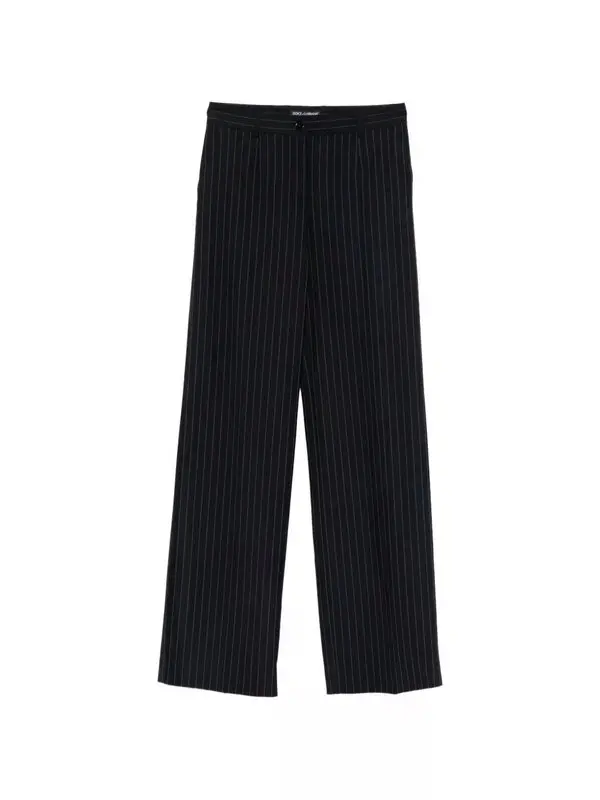Dolce & Gabbana Pinstriped Wide-leg Trousers