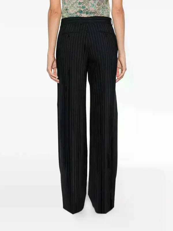 Dolce & Gabbana Pinstriped Wide-leg Trousers