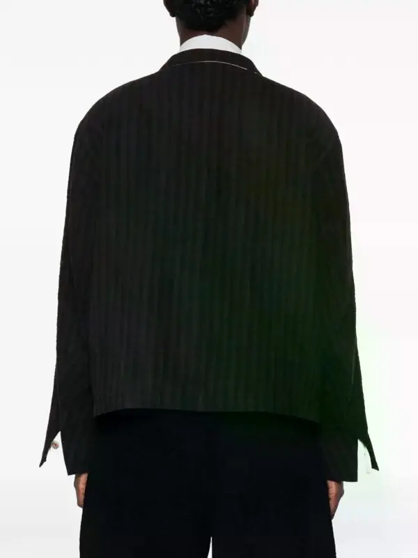 Soh Check-pattern Button-down Blazer