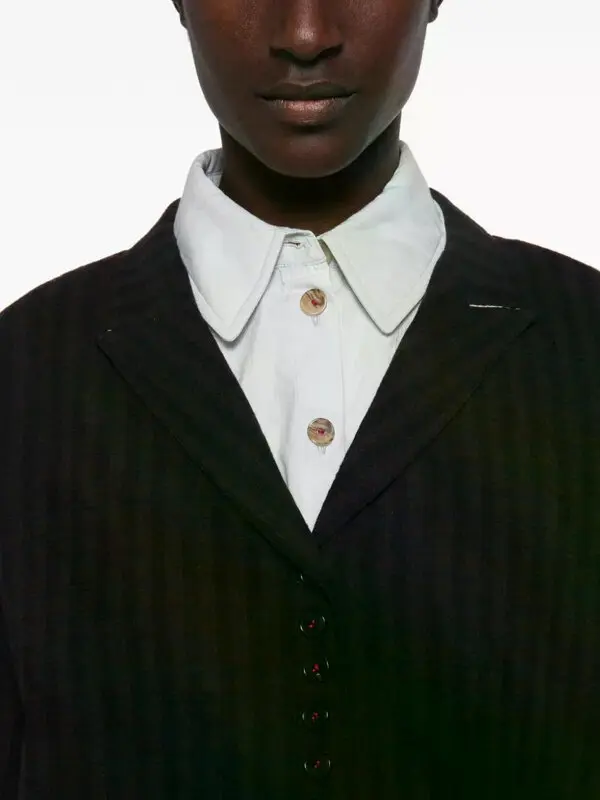 Soh Check-pattern Button-down Blazer