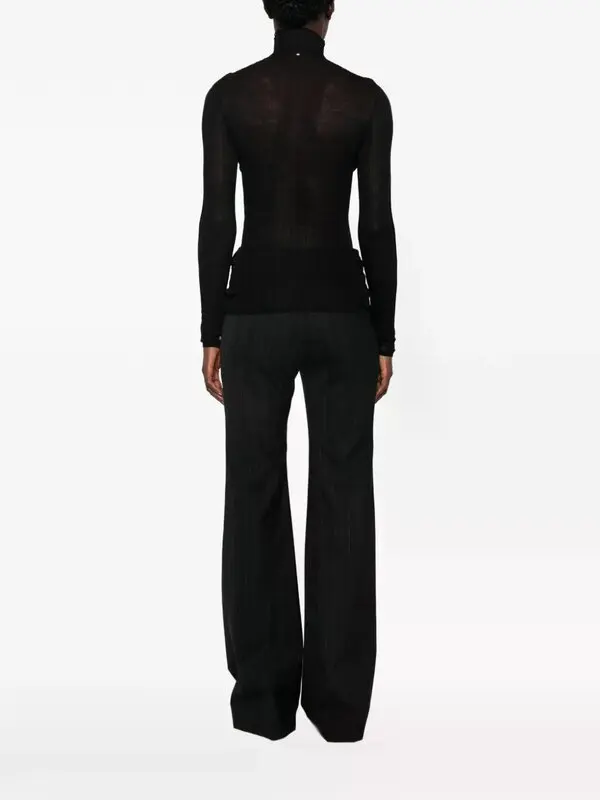 Sportmax Ribbed-knit Roll-neck Sweater