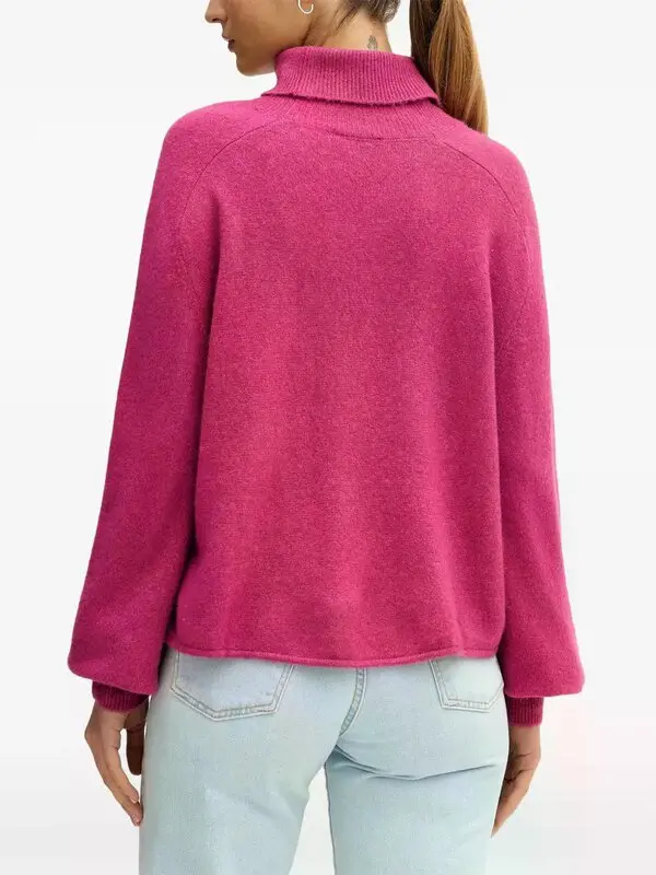 BENETTON Roll-neck Raglan-sleeve Sweater