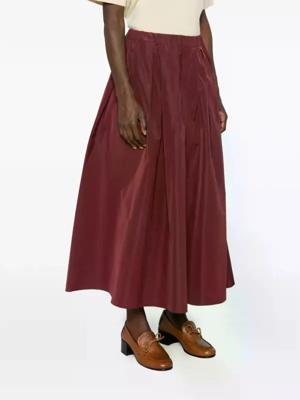 Max Mara Pleated A-line Maxi Skirt