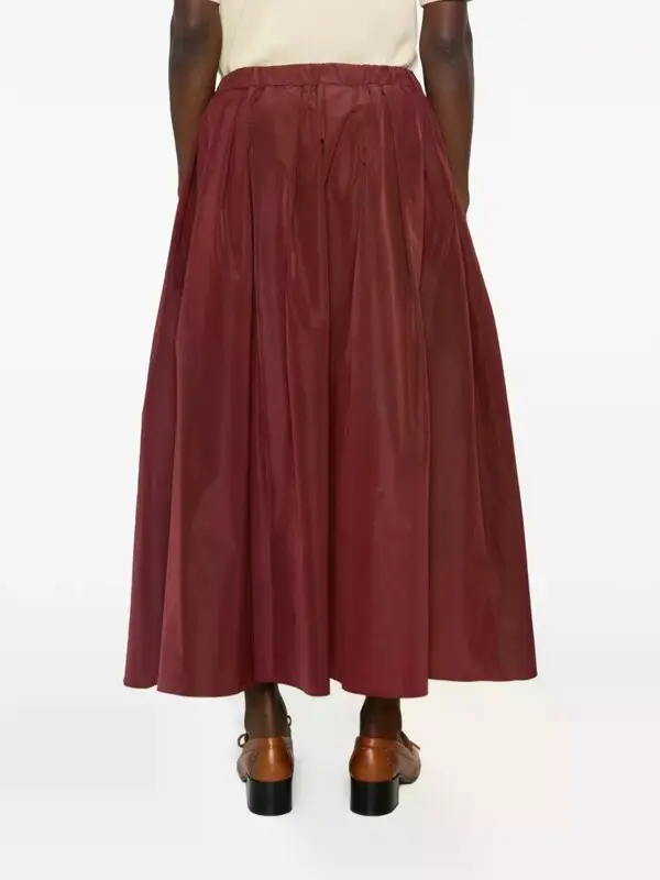 Max Mara Pleated A-line Maxi Skirt