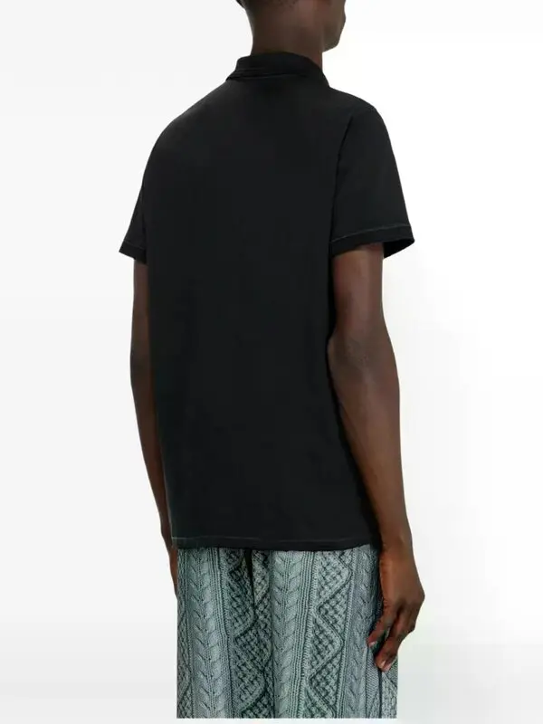 DIESEL® Cotton Polo With Embroidered-patch