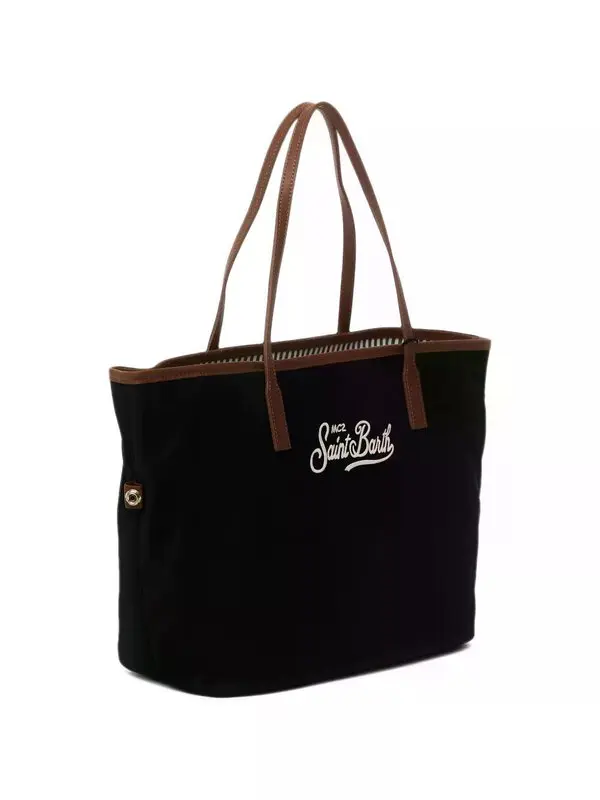 MC2 SAINT BARTH City Bag Logo-embroidered Tote Bag