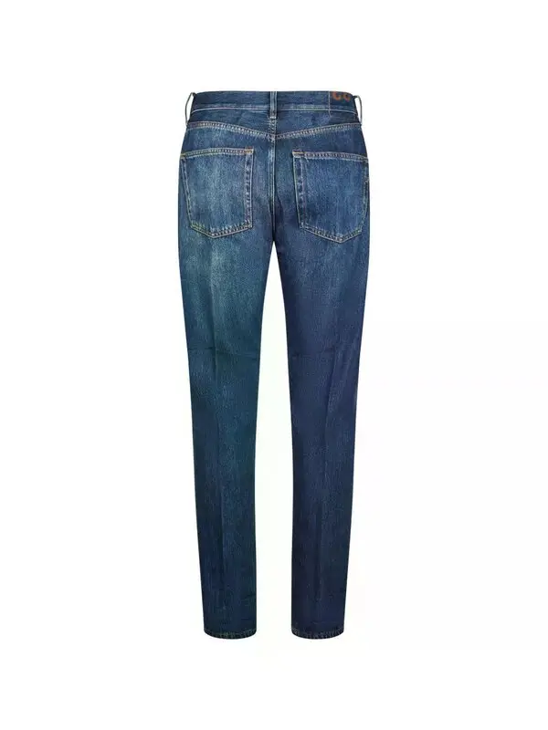 DONDUP Icon Logo-plaque Faded Jeans