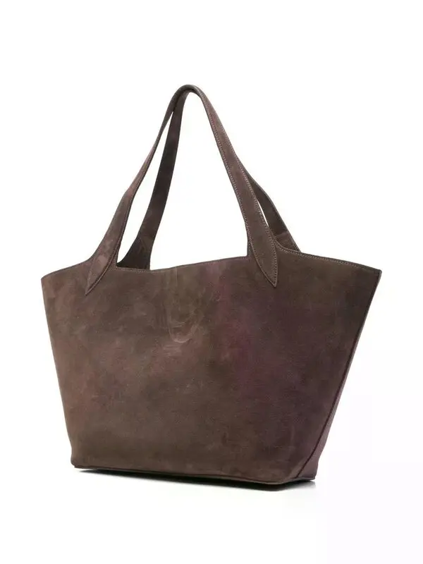 LIFFNER Belted Suede Tote Bag