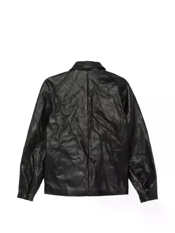 MA+ Button-up Leather Jacket