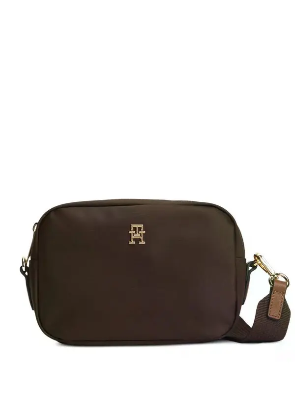Tommy Hilfiger Popette Monogram-plaque Cross Body Bag - Brown