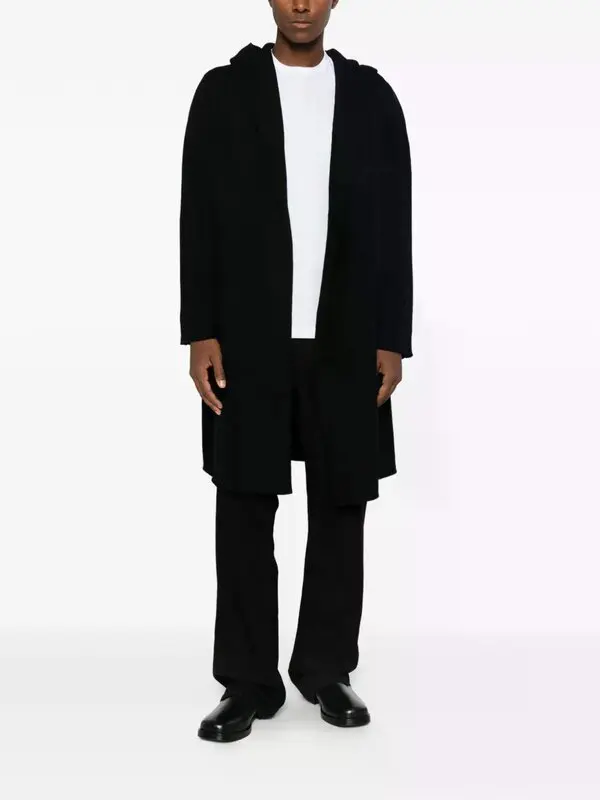 MA+ Hooded Open-front Cardigan