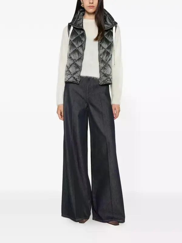 Max Mara The Cube Quilted Gilet - Grey