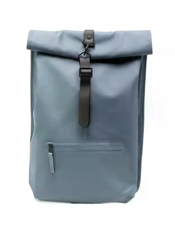 Rains Rolltop Buckle Backpack - Blue