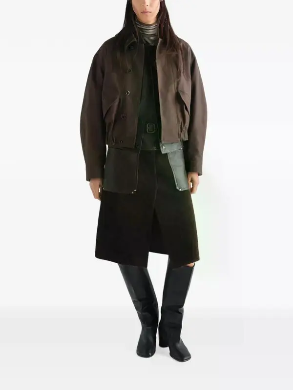 LEMAIRE Short Blouson In Heavy Cotton Twill