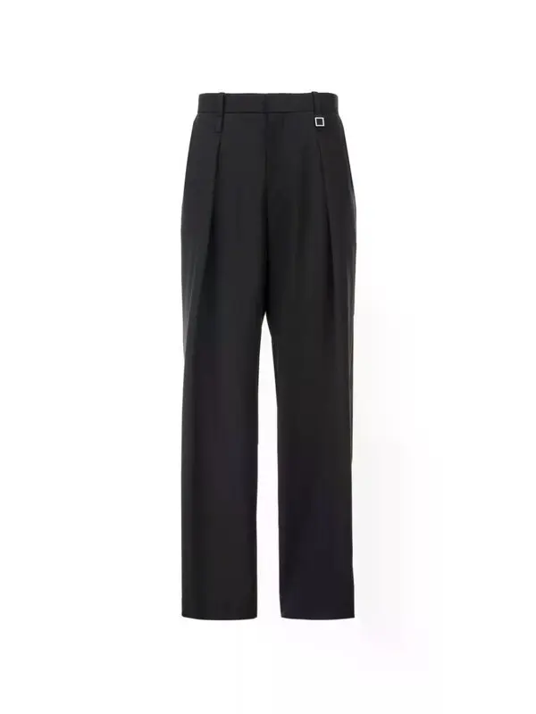 WOOYOUNGMI Pleated Wide-leg Trousers