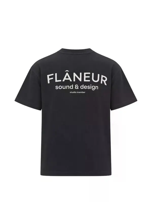 FLANEUR Sound & Design Studio Logo-print Cotton T-shirt