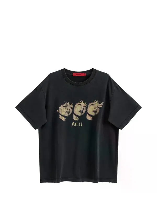 ACUPUNCTURE 1993 Graphic-print Distressed T-shirt