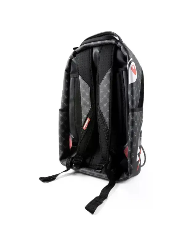 SPRAYGROUND Shark-mouth Checkerboard-print Backpack