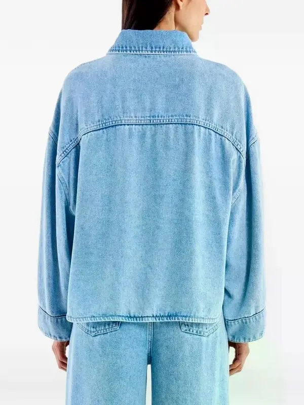 VICOLO Patch-pocket Denim Jacket
