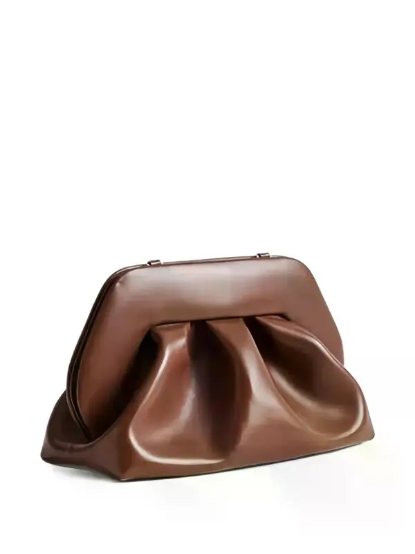 THEMOIRE Medium Bios Ruched Clutch Bag