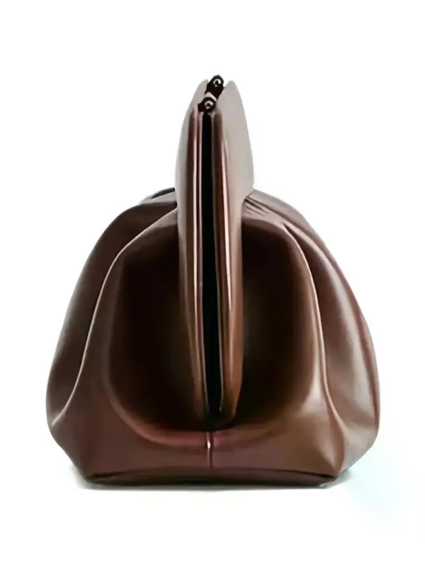 THEMOIRE Medium Bios Ruched Clutch Bag