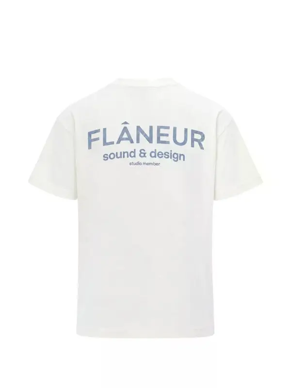 FLANEUR Sound & Design Logo-print Cotton T-shirt