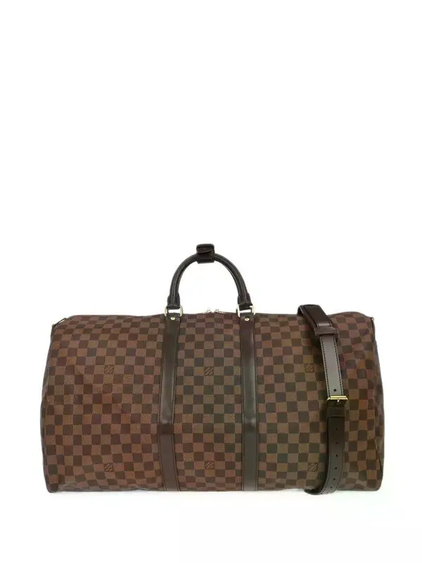 LOUIS VUITTON 2011 55 Keepall Damier Ebene Canvas Travel Bag