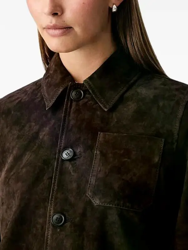 JOOP! Suede Button-up Jacket