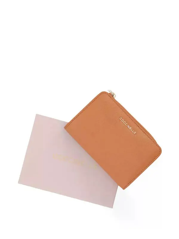 COCCINELLE Small Metallic Logo-lettering Wallet