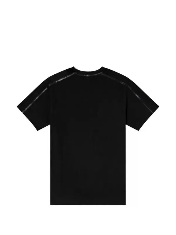 DIESEL® T-shirt With Contrast Trims And Logo-patch