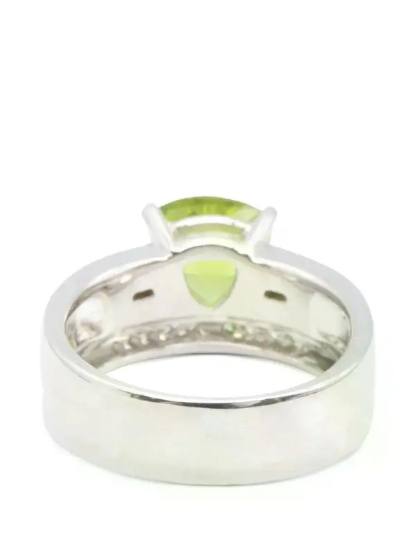 TASAKI 2010s Peridot Diamond Ring