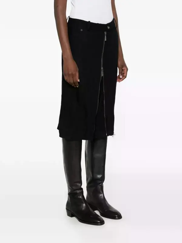 Masnada Zip-detail Raw-cut Shorts