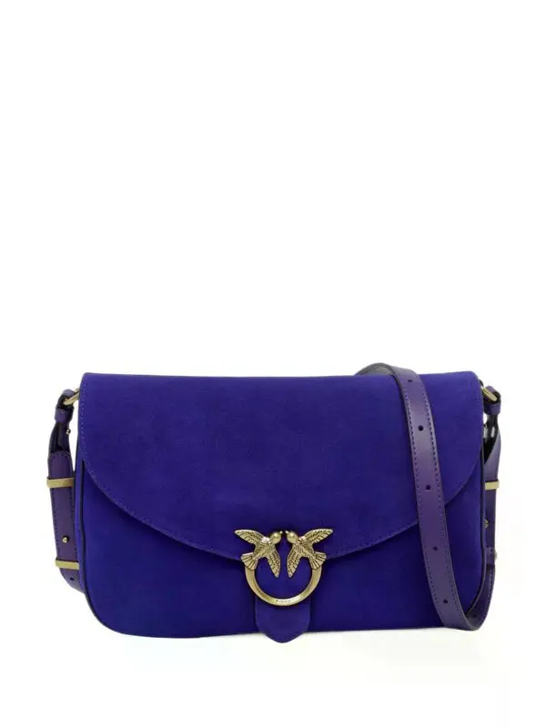 Pinko Love Classic Suede Satchel Bag
