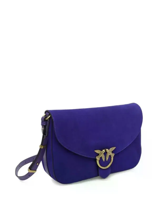 Pinko Love Classic Suede Satchel Bag