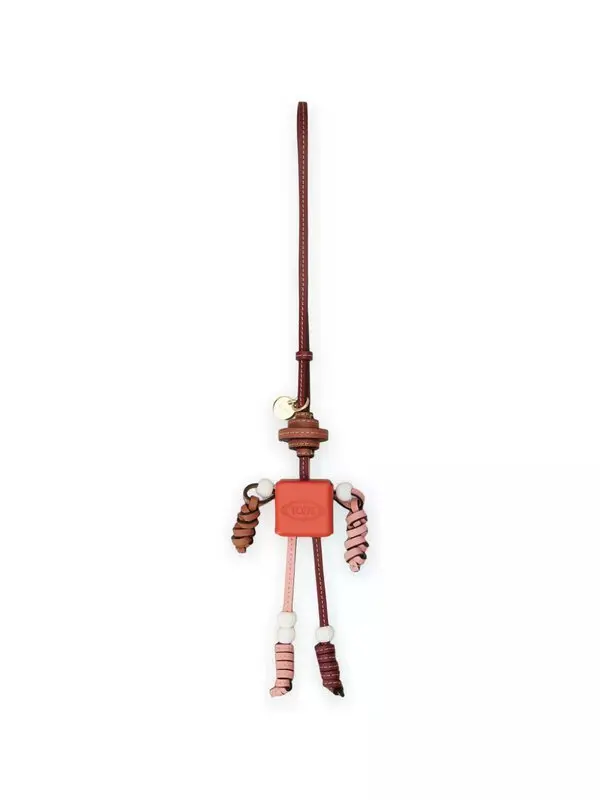 TOD'S Robot Charm In Leather