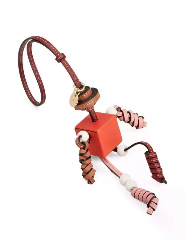 TOD'S Robot Charm In Leather