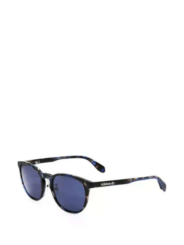 Adidas Tortoiseshell-effect Round-frame Sunglasses