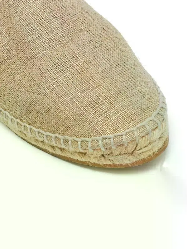 Bottega Veneta Intrecciato Straw Flat Espadrilles