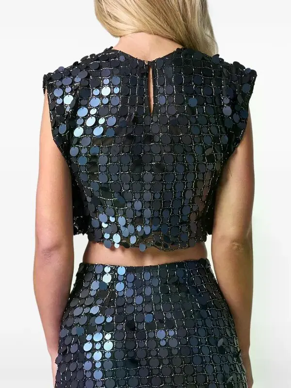 JBQ Nori Sequin-embellished Top