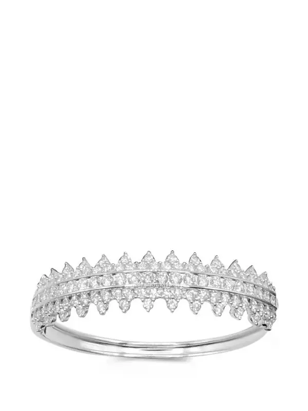 HZMER JEWELLERY Tara Crystal-embellished Bangle Bracelet