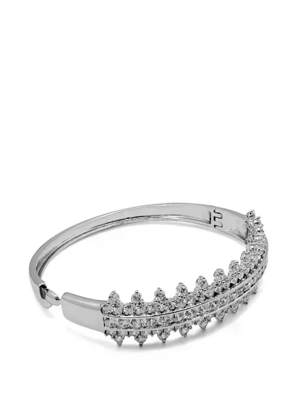HZMER JEWELLERY Tara Crystal-embellished Bangle Bracelet