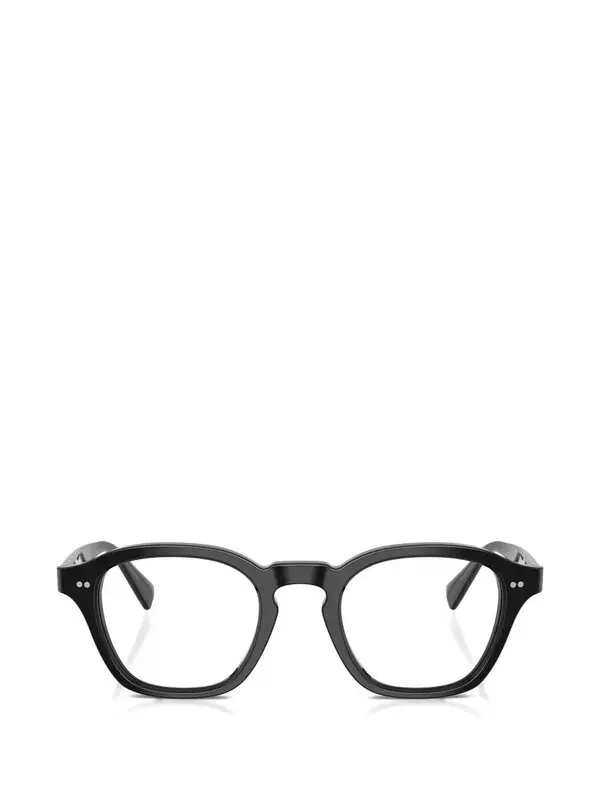Oliver Spencer Eyles-r Geometric-frame Glasses - Black