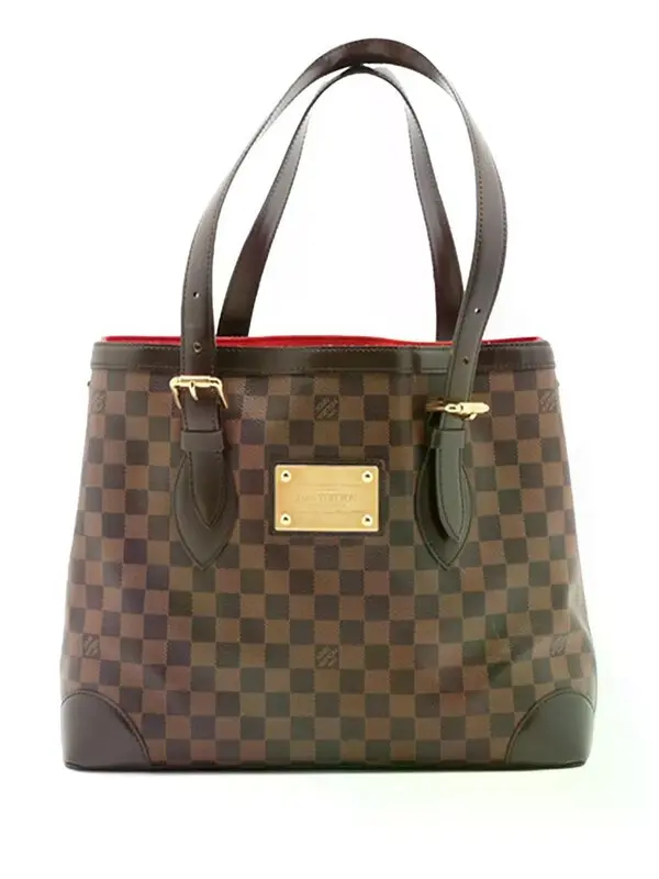 LOUIS VUITTON 2011 Damier Ebene Hampstead Mm Tote Bag