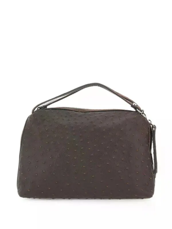 GIANNI CHIARINI Alifa Ostrich-effect Leather Tote Bag