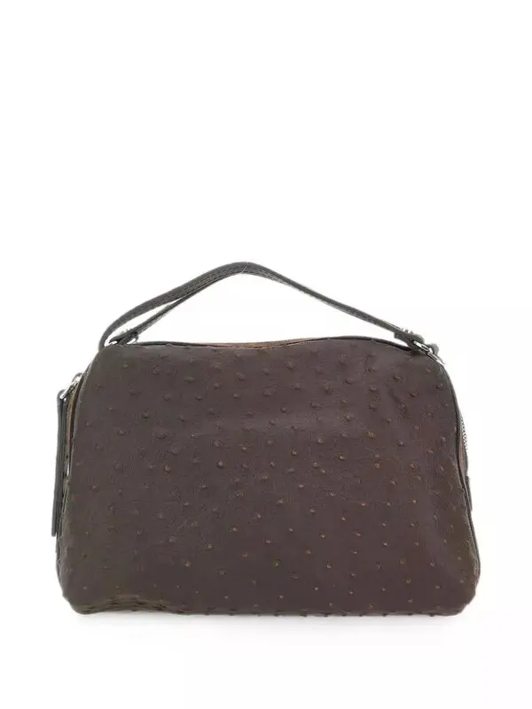GIANNI CHIARINI Alifa Ostrich-effect Leather Tote Bag