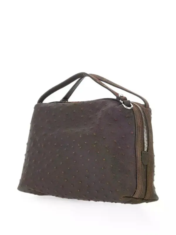 GIANNI CHIARINI Alifa Ostrich-effect Leather Tote Bag