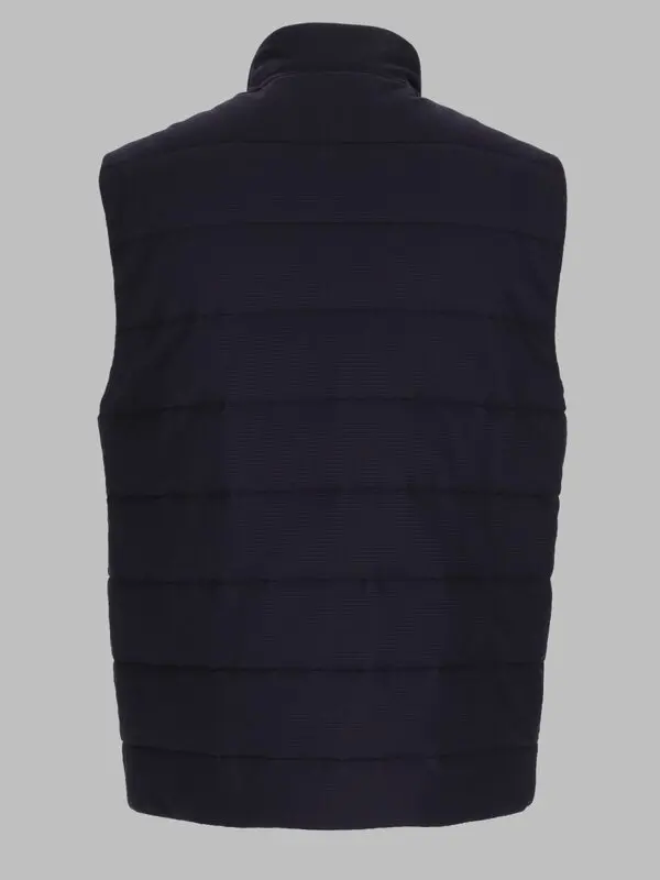 FAY Gilet In Jersey Tecnico Trapuntato