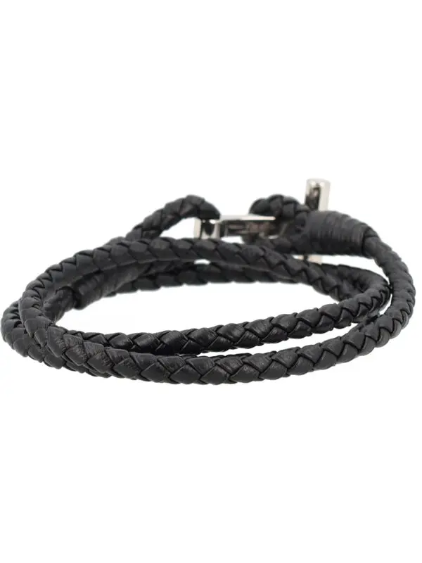 TOM FORD Bracciale In Pelle Intrecciata